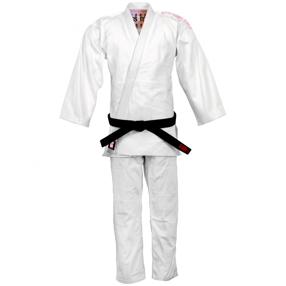Judo ruha - Essimo Wazari Női (Fehér,Pink) Slimfit Judogi,15